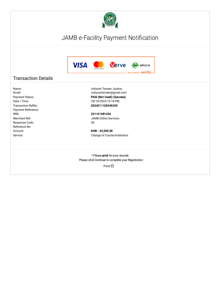payment slip | PDF