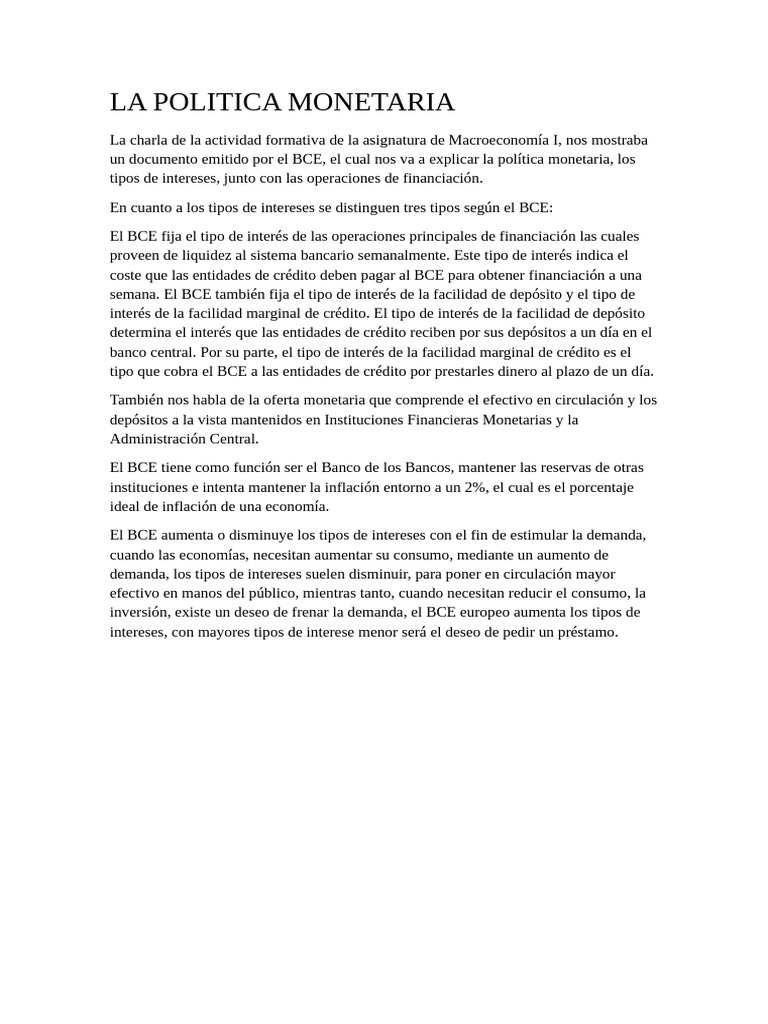 Macro 1 | PDF | Finanzas y dinero