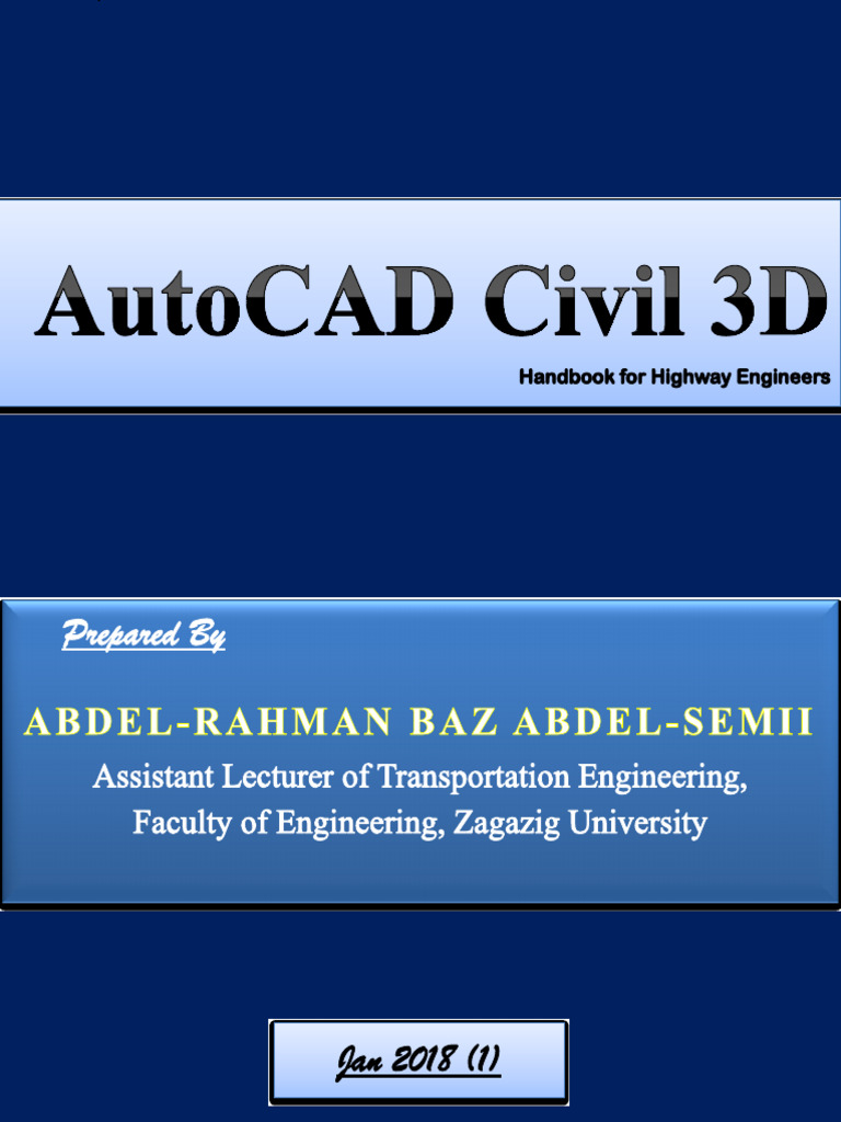 Civil 3D | PDF
