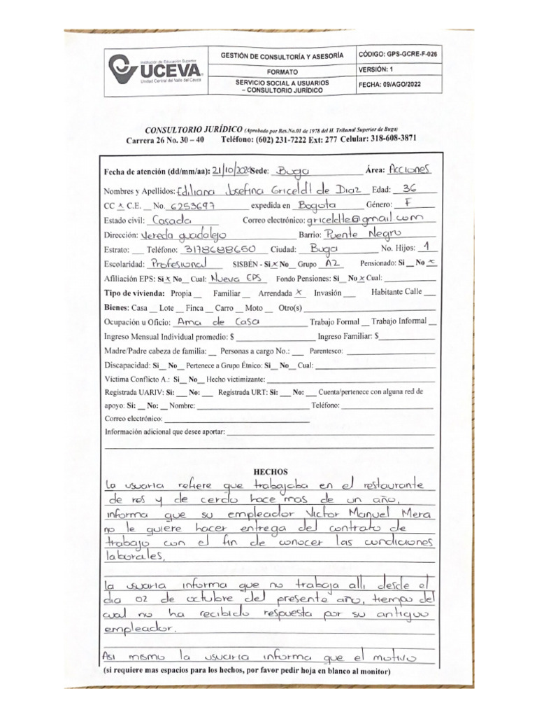 Unidad Central del Valle del Cauca-1 | PDF