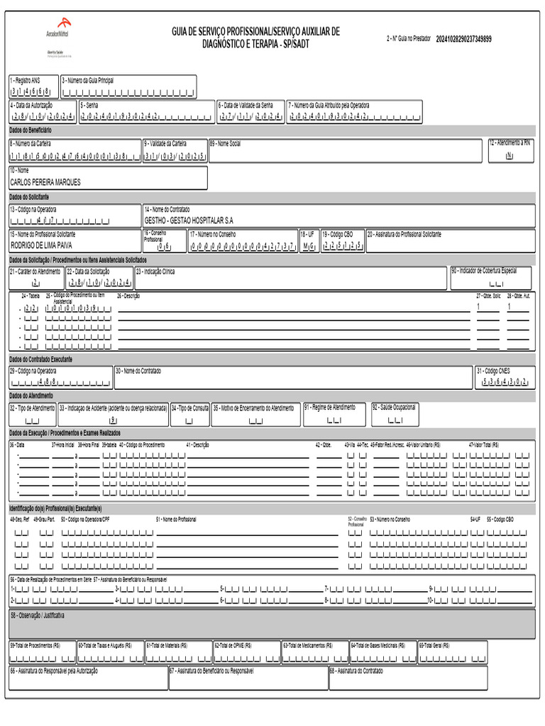 Guia de SP - SADT - 926918 | PDF | Sistema de saúde | Medicina Clínica