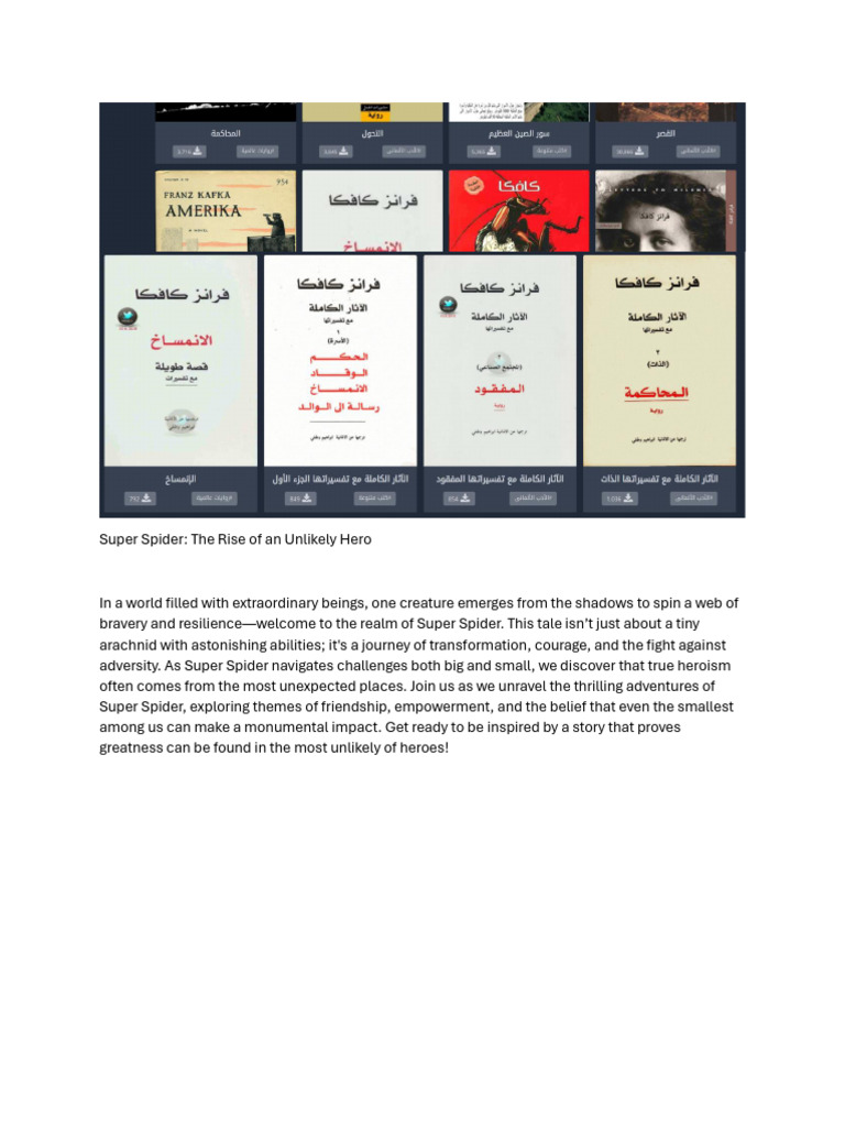 Super Spiderasdn7893n | PDF | General Fiction