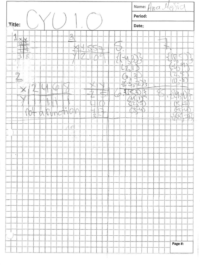 my math homework | PDF