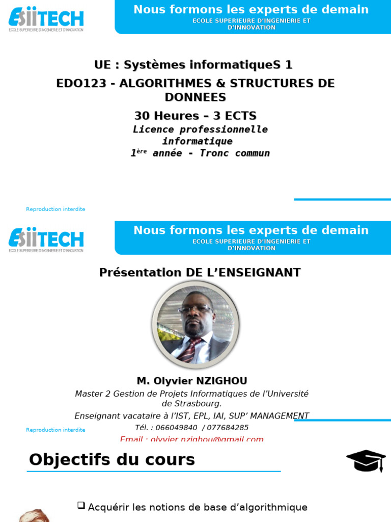Algorithmes et Structures de Données | PDF | Structure de contrôle ...
