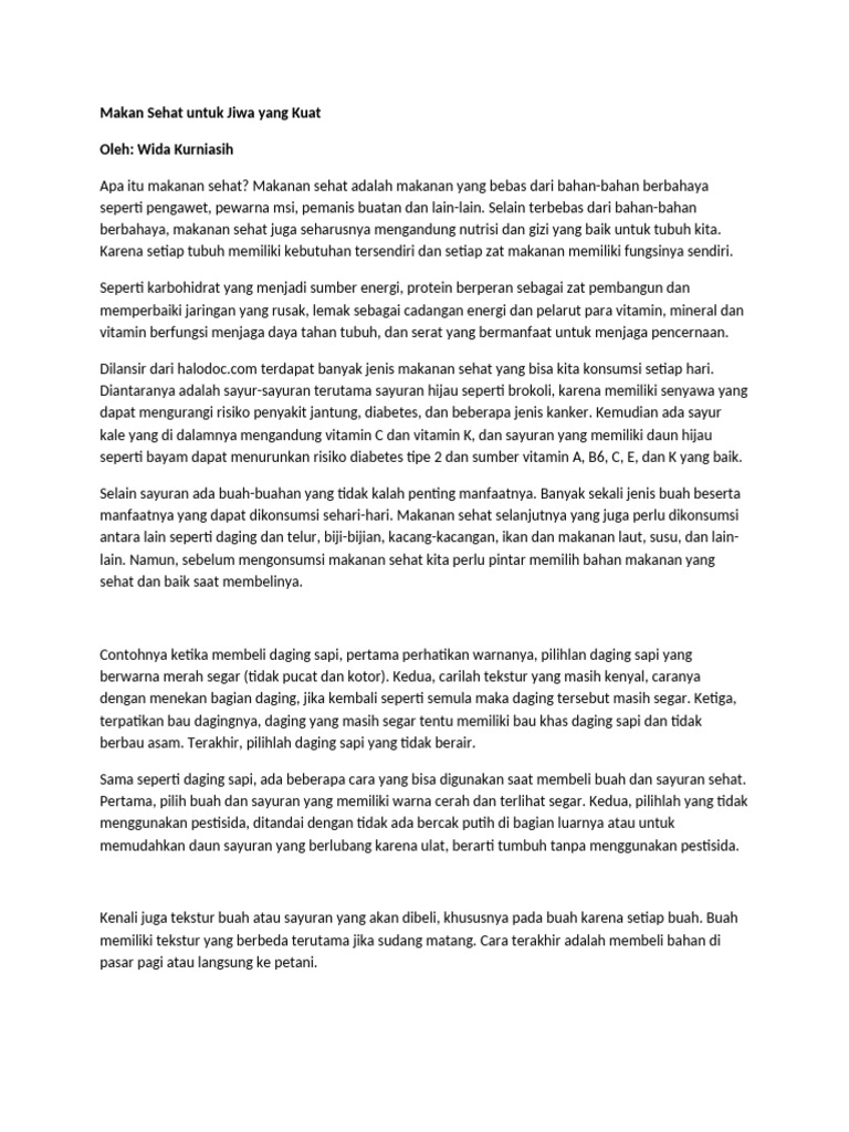 Kumpulan Contoh Artikel Ilmiah Populer - Kelas 8 | PDF | Gaya Hidup