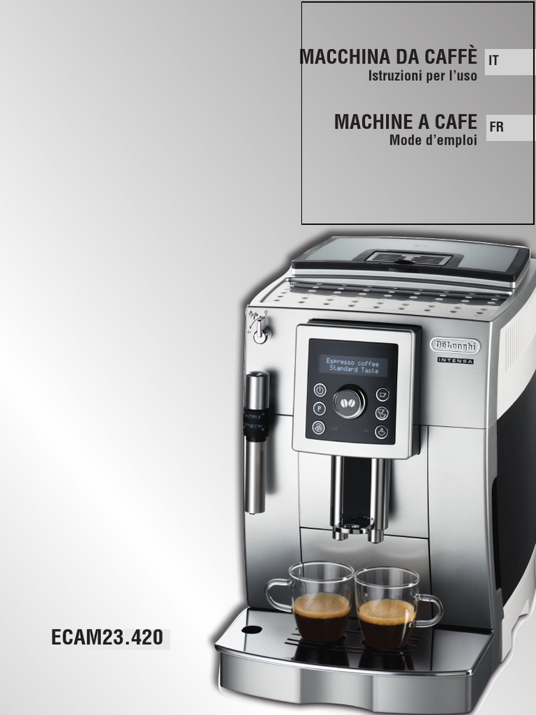 Delonghi - M - FR - Ecam 23.420.SB | PDF | Café