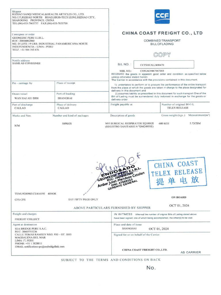 BL Endosado CCFSHCAL2400470 | PDF