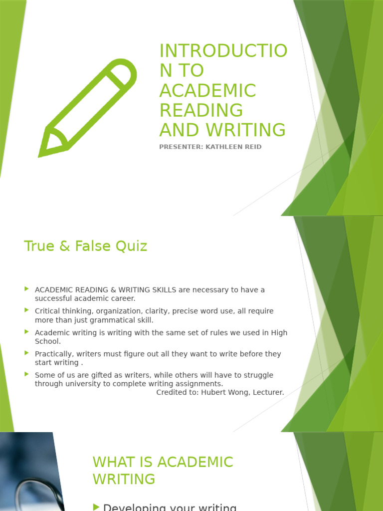 Eng.1105g19 - Academic Reading and Writing | PDF | Reading ...