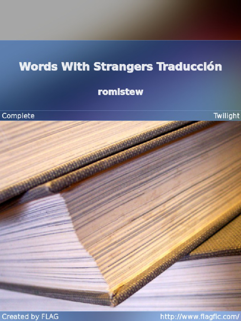 Traducción - Words With Strangers | PDF | Verdad