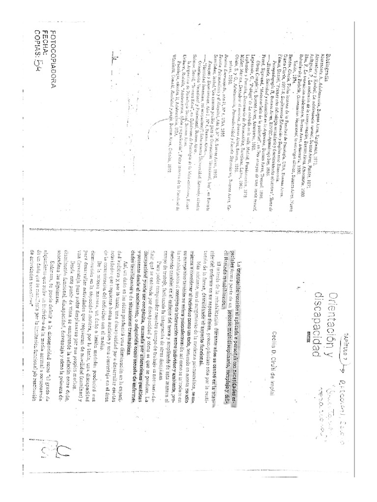 Rascovan, Sergio (1998) - Orientación Vocacional. Cap 7 | PDF