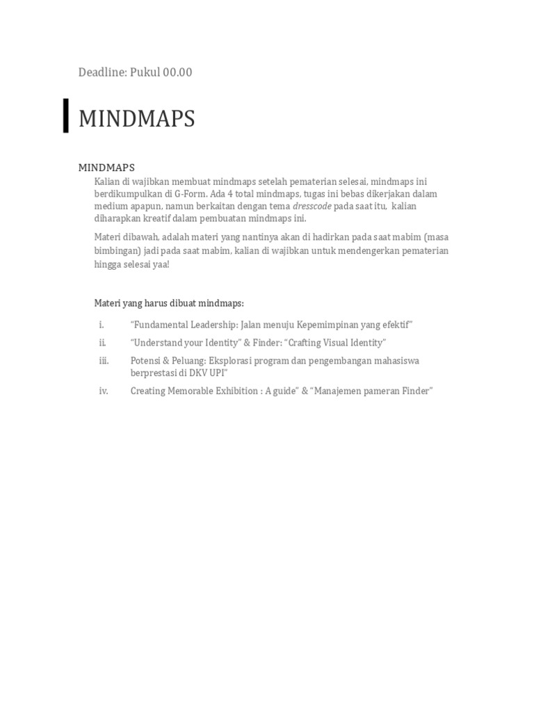 Mindmaps | PDF