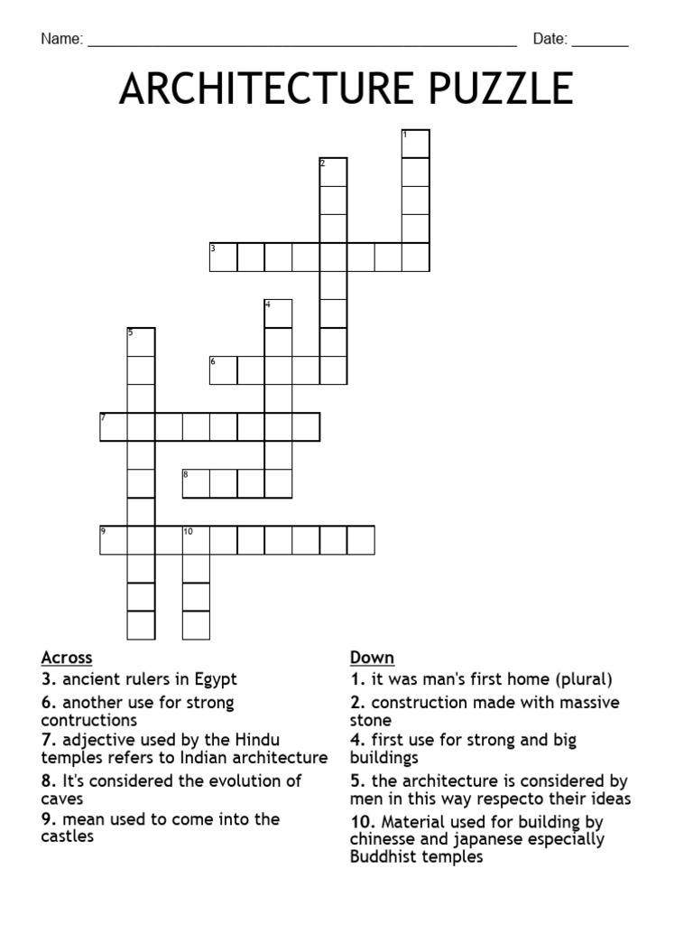Architecture Puzzle | PDF | Social Science | Art
