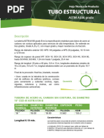 Tabla de Dimensiones de Tuberia Segub Asme B36.10 PDF | PDF | Materiales | Acero