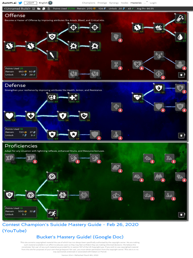 AuntM - Ai - Marvel Contest of Champions | PDF | Copyright Law ...