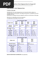 Wheel Alignment Specifications Guide | PDF | Wheel | Transportation ...