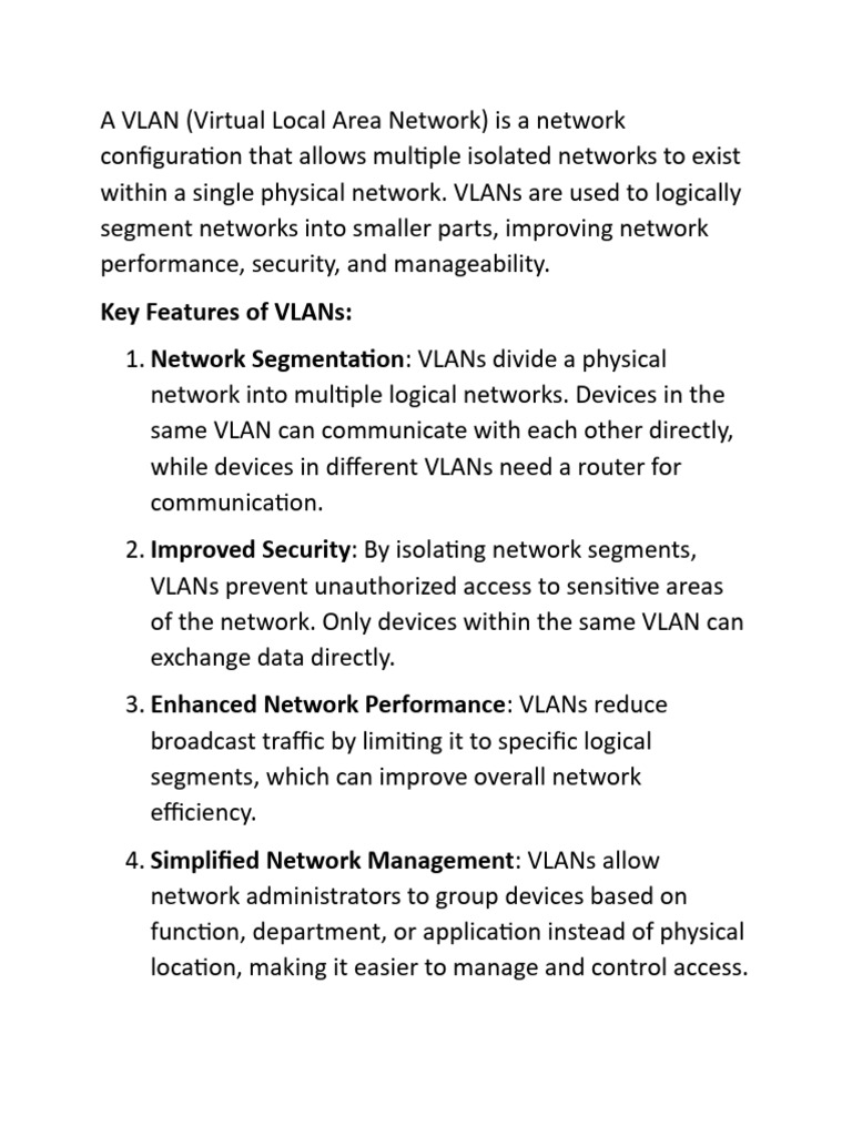 VLAN | PDF | Computer Network | Networking Standards