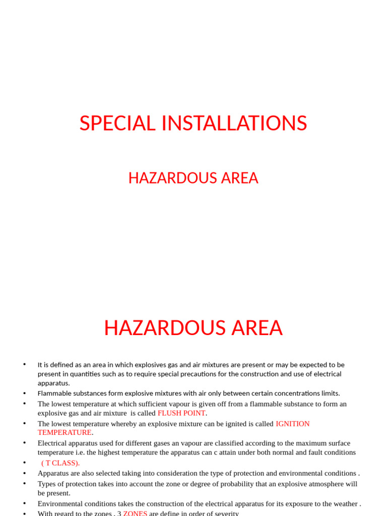 Special Installations | PDF | Electromagnetism | Manufactured Goods