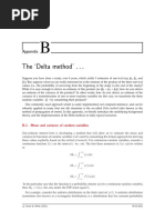 Delta Method in Statistical Inference | PDF | Estimator | Normal Distribution