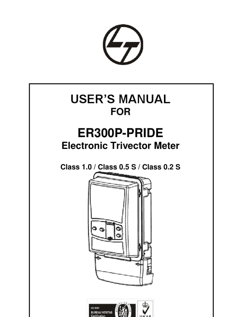 User Manual for ER300P-PRIDE Electronic Trivector Meter: A ...