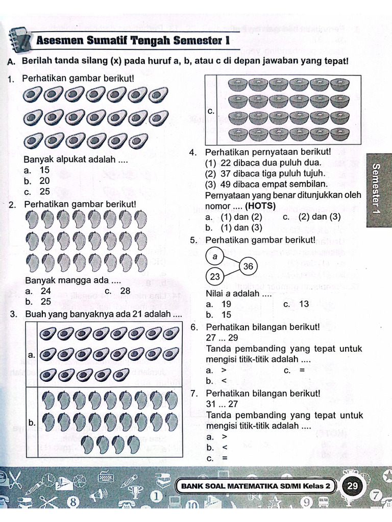 Soal Bilangan Kelas 2 SD | PDF