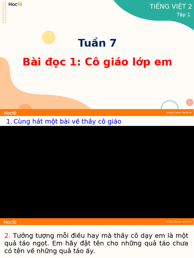 Tuan 7 - Bai Doc 1 - Co Giao Lop em | PDF