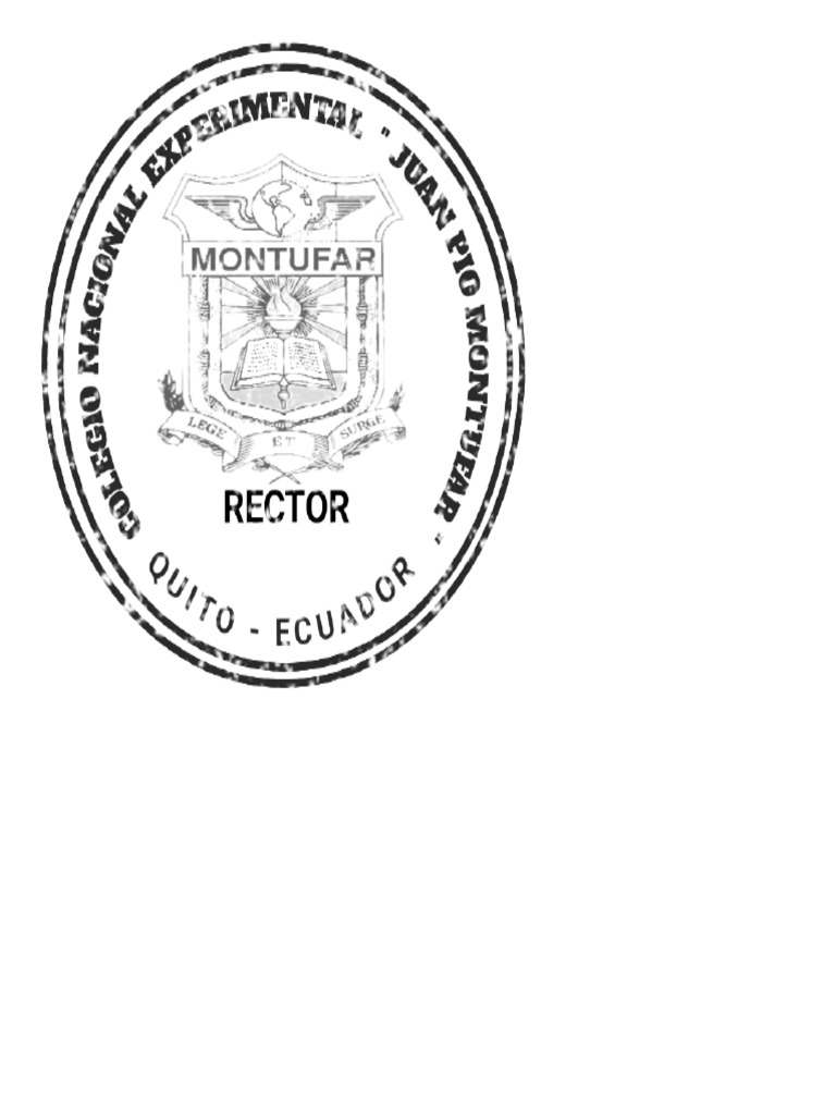 SELLO RECTOR 2024-2025 | PDF SELLO RECTOR 2024-2025 | PDF