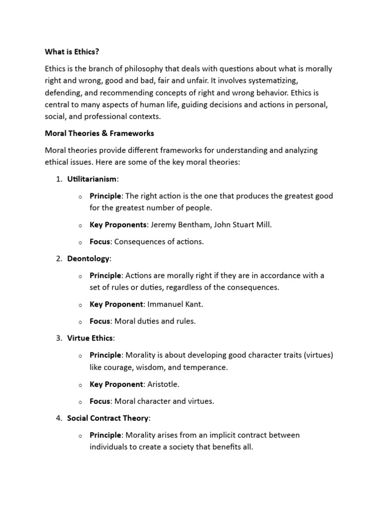 What is Ethics | PDF | Morality | Applied Philosophy