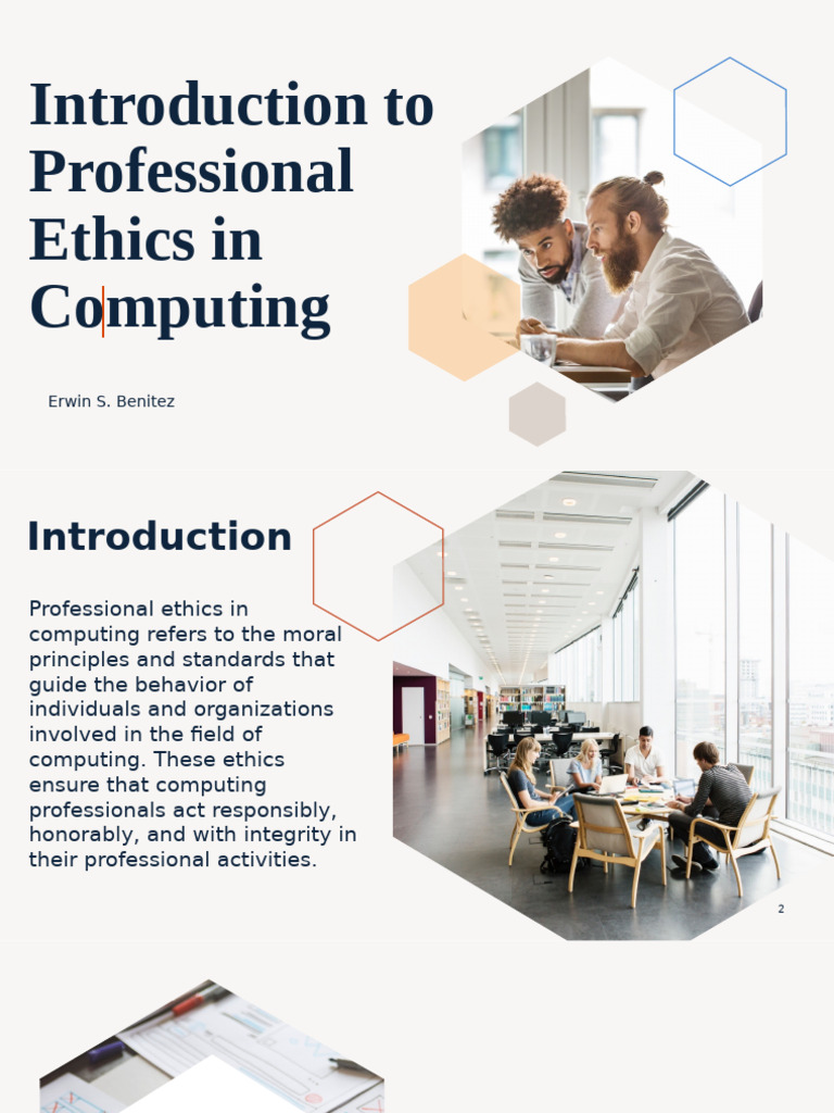 Introduction to Professional Ethics in Computing | PDF | Electronic ...