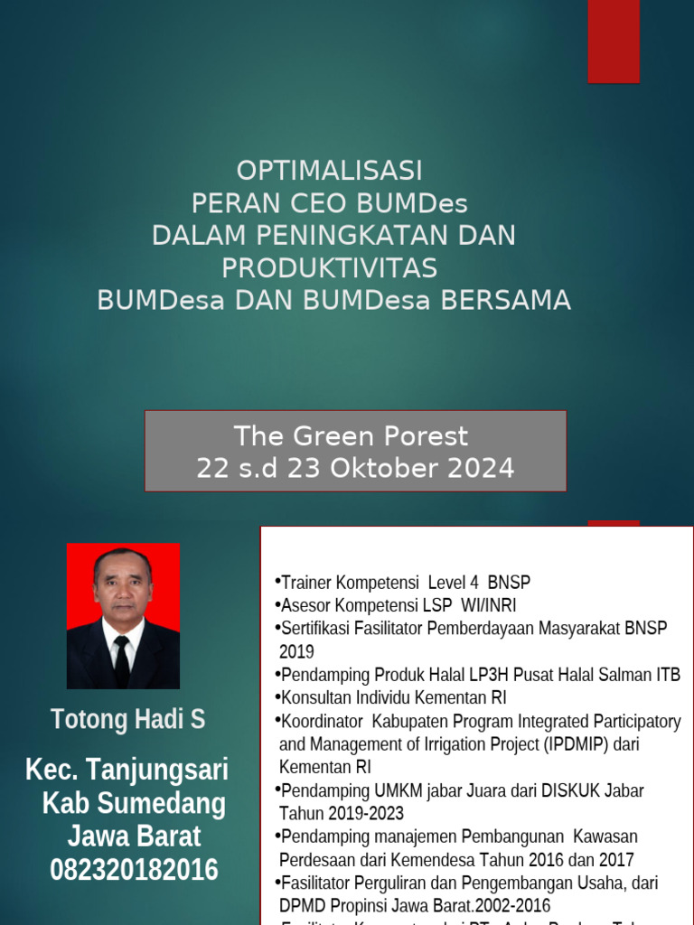Optimalisasi Peran PD Dan PLD REV 1 | PDF