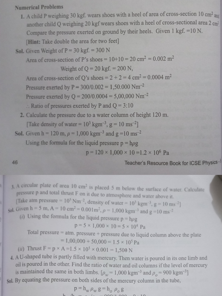 PDF - Physics Unit 4 Numericals | PDF