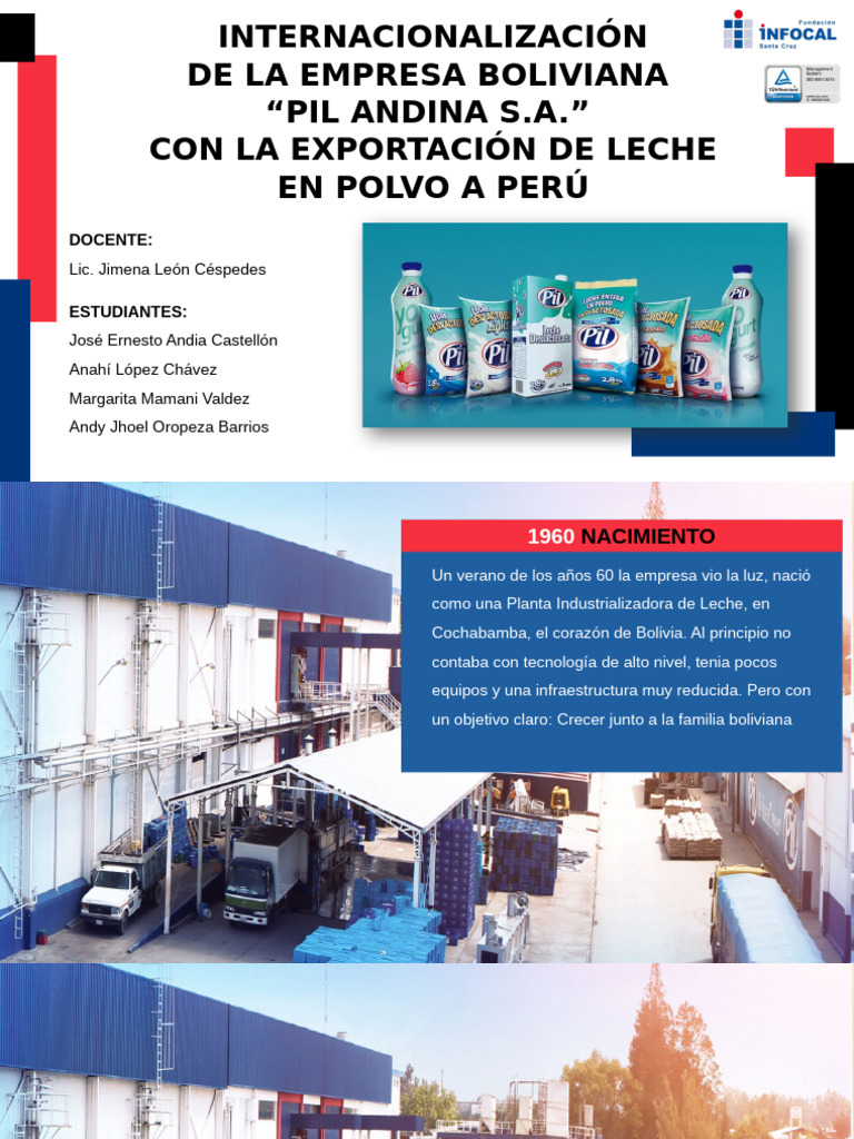 Pil Andina PPT Final | PDF | Perú | Barreras no arancelarias al comercio