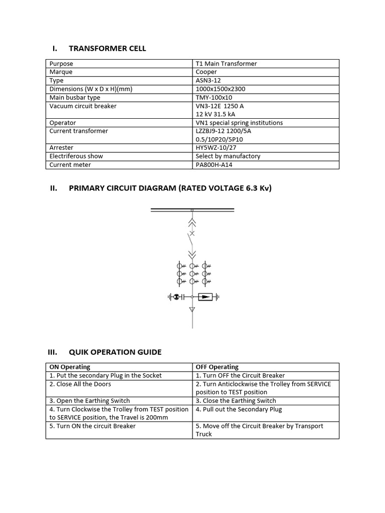Transformer Cell Specifications & Guide | PDF | Science & Mathematics ...