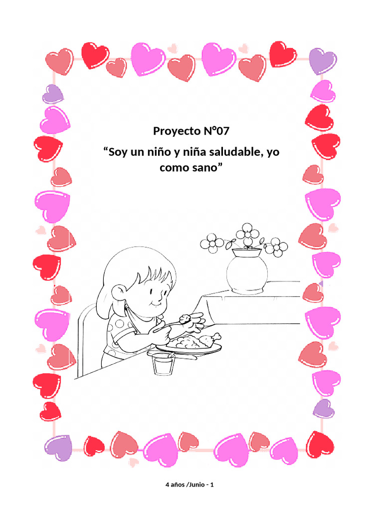 4 Años - Planificador Del Proyecto de Aprendizaje N°07 | PDF | Información | Las emociones