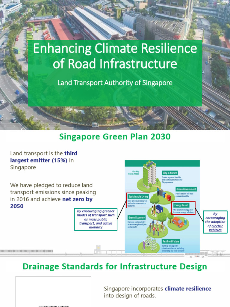 Climate Resilience in Singapore's Roads | PDF | Climate Resilience ...