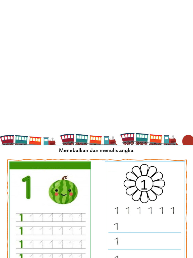 Modul Belajar Angka 1-10 untuk TK | PDF