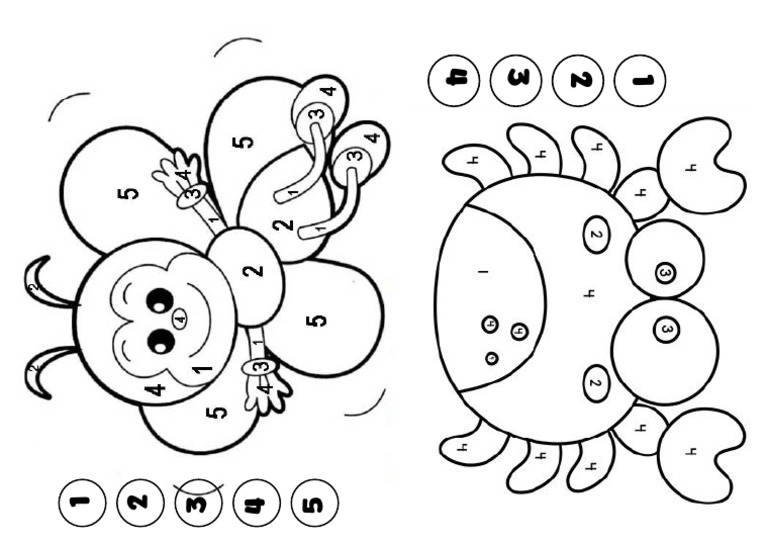 Dibujos Con Numeros | PDF