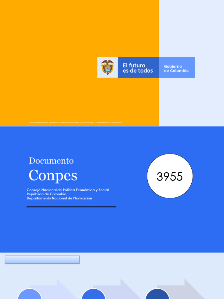 Presentación CONPES 3955 2018 Actualizada | PDF | Gobierno | Gobernancia