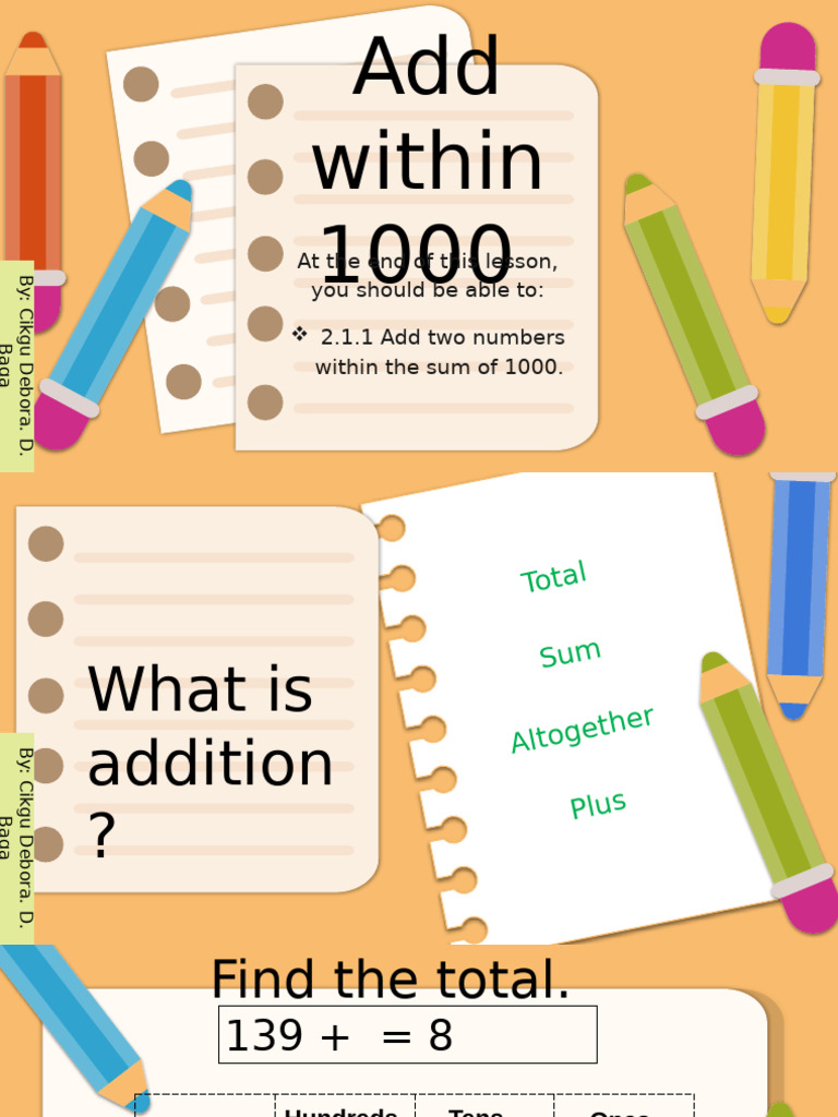 Mastering Addition Within 1000 | PDF