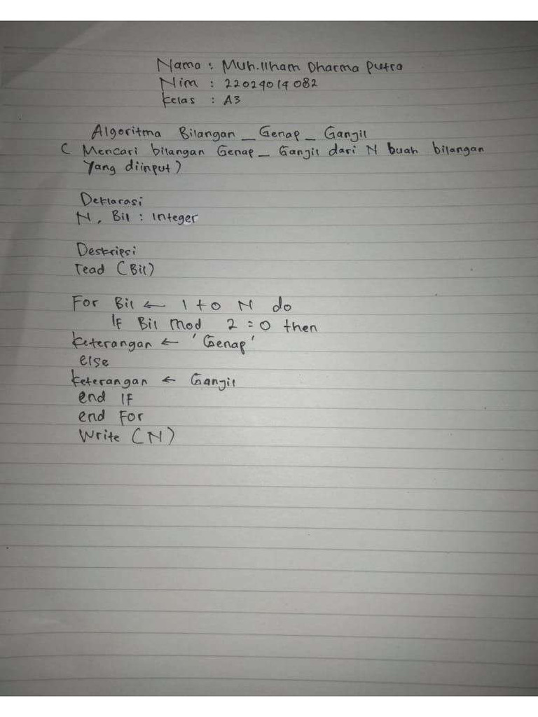 Muh Ilham Dharma Putra 082 (Tgs - 5) | PDF