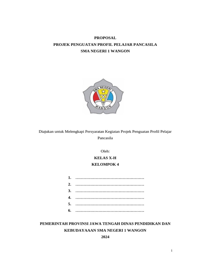 Proposal Ecoprint P5 Kewirausahaan | PDF