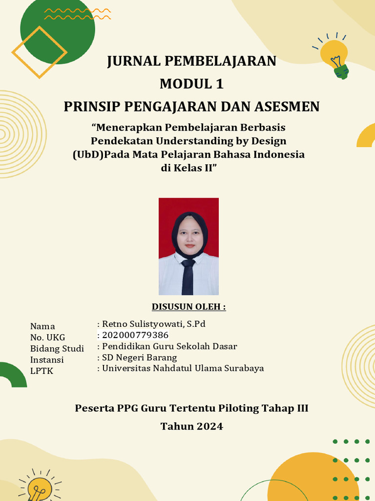 Jurnal Pembelajaran Modul 1 | PDF | Karier & Perkembangan | Sains & Matematika