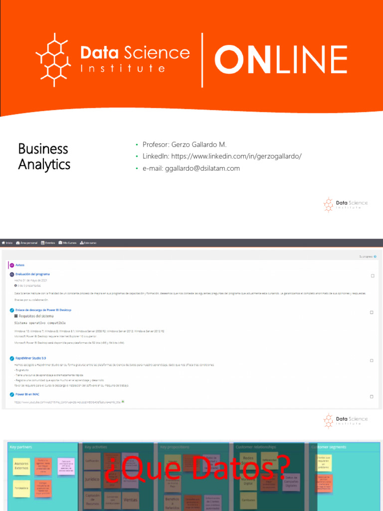 Introduccion a Business Analytics | PDF | Desviación Estándar | Media
