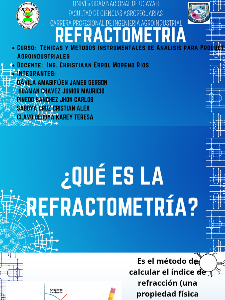 Guía Completa sobre Refractometría | PDF | Metrología