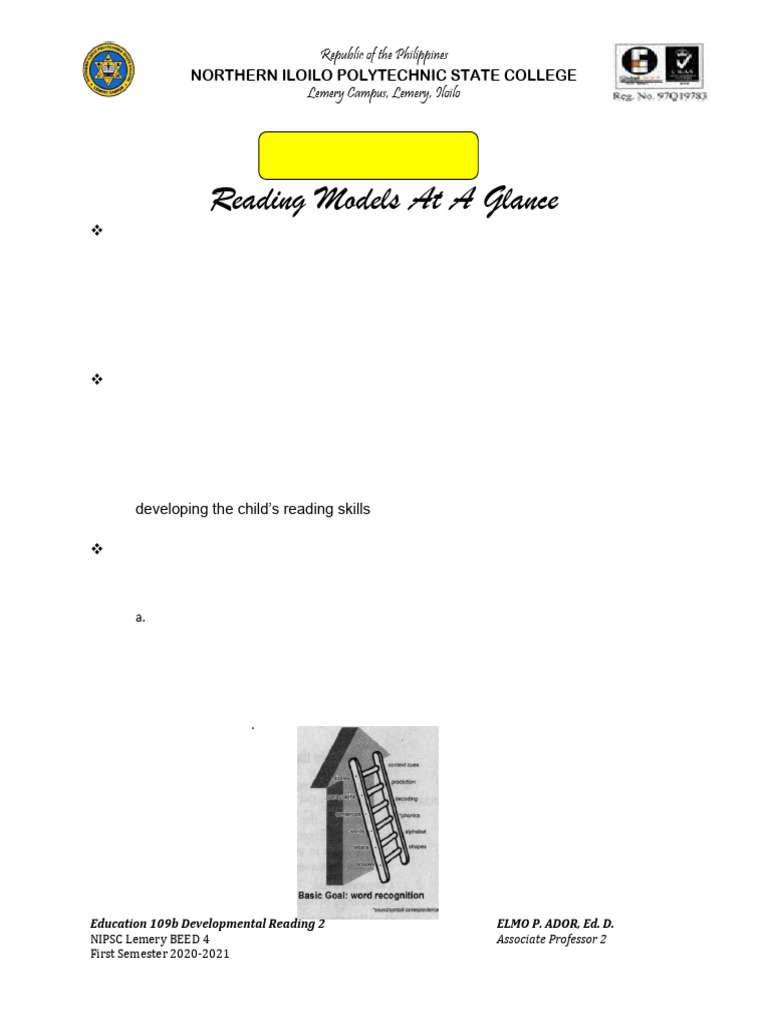 Module 2 Developmental Reading 2 | PDF | Reading Comprehension | Applied Linguistics