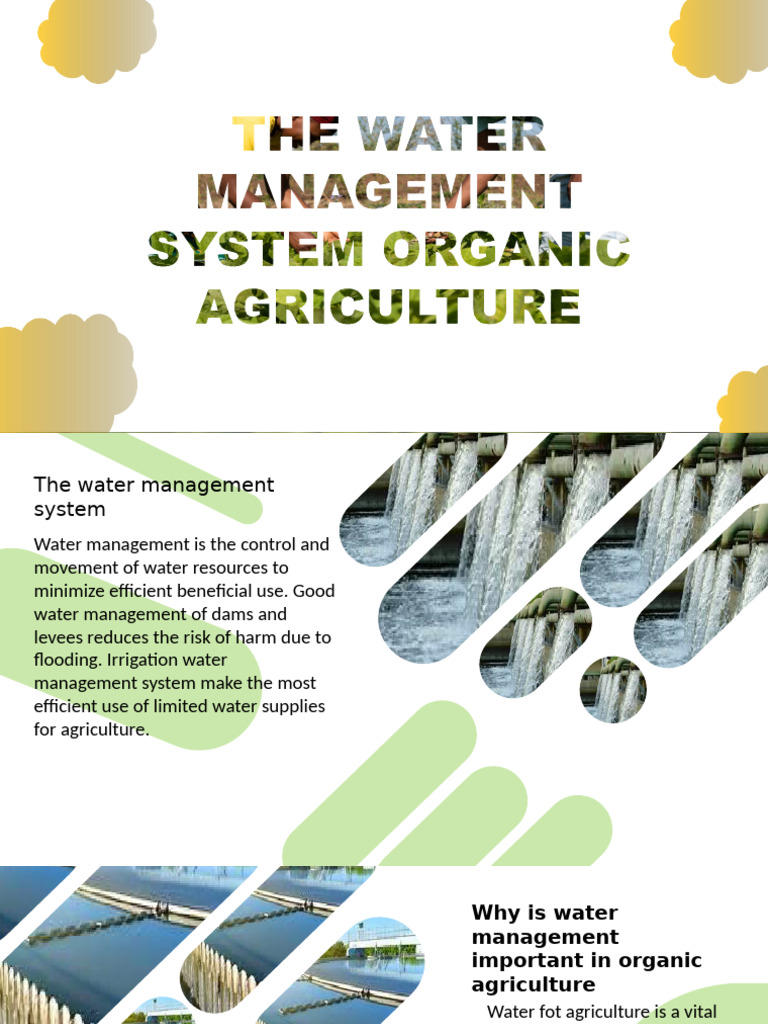 Effective Water Management in Agriculture | PDF | Water Resources ...