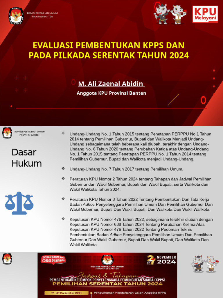 Evaluasi Pembentukan KPPS | PDF