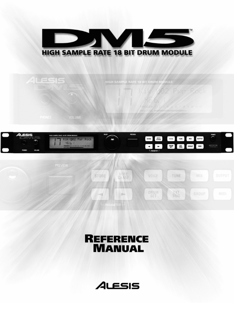 Alesis dm5 Refmanual | PDF