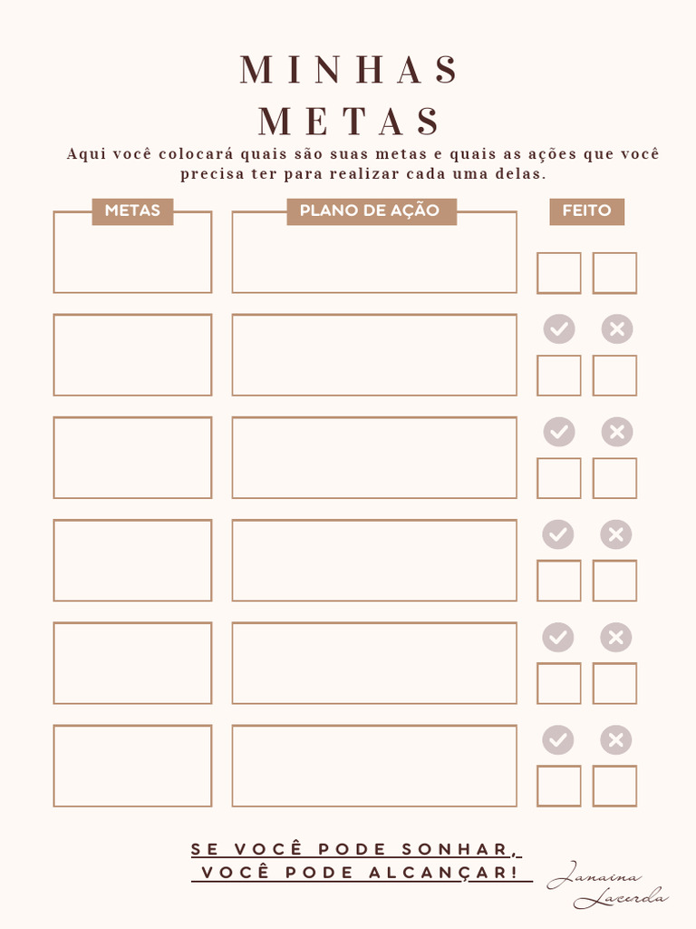 Mapa de Metas 2025 | PDF