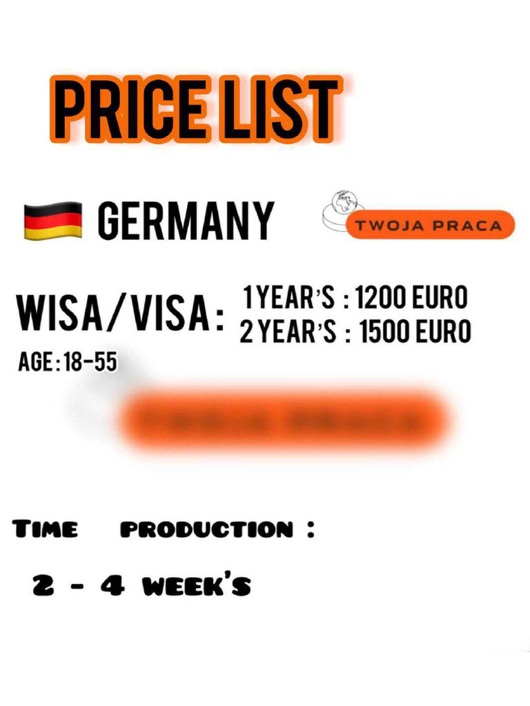 Price Work Permit's | PDF
