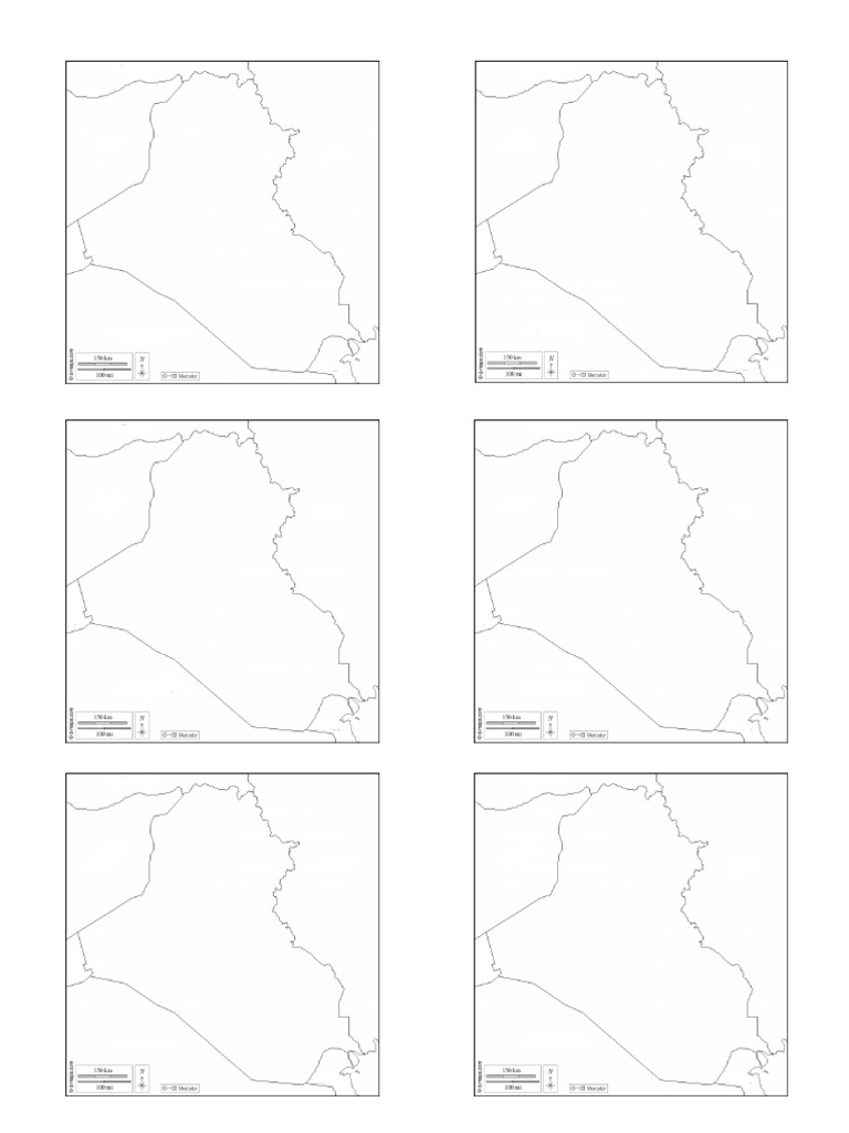 Iraq Blank Map | PDF